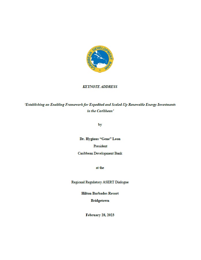 Establishing an Enabling Framework for Expedited and Scaled-Up ...